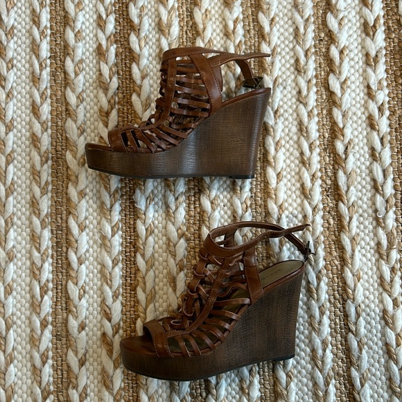 Indigo | Shoes | Indigo Rd Gladiator Wedges 7 | Poshmark